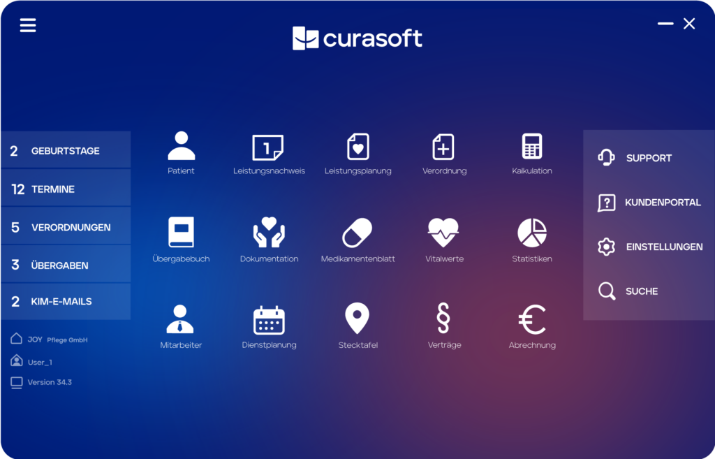 CuraSoft – Software für die Pflege